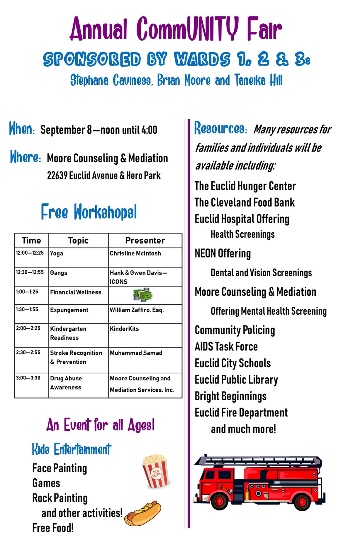 Community Fair | Euclid Police – 545 E 222nd St – 216-731-1234